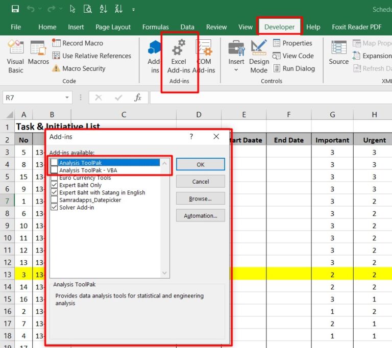 Funcresxlam ในหน้า Vba Project คืออะไร Excel โดย อชาติ 